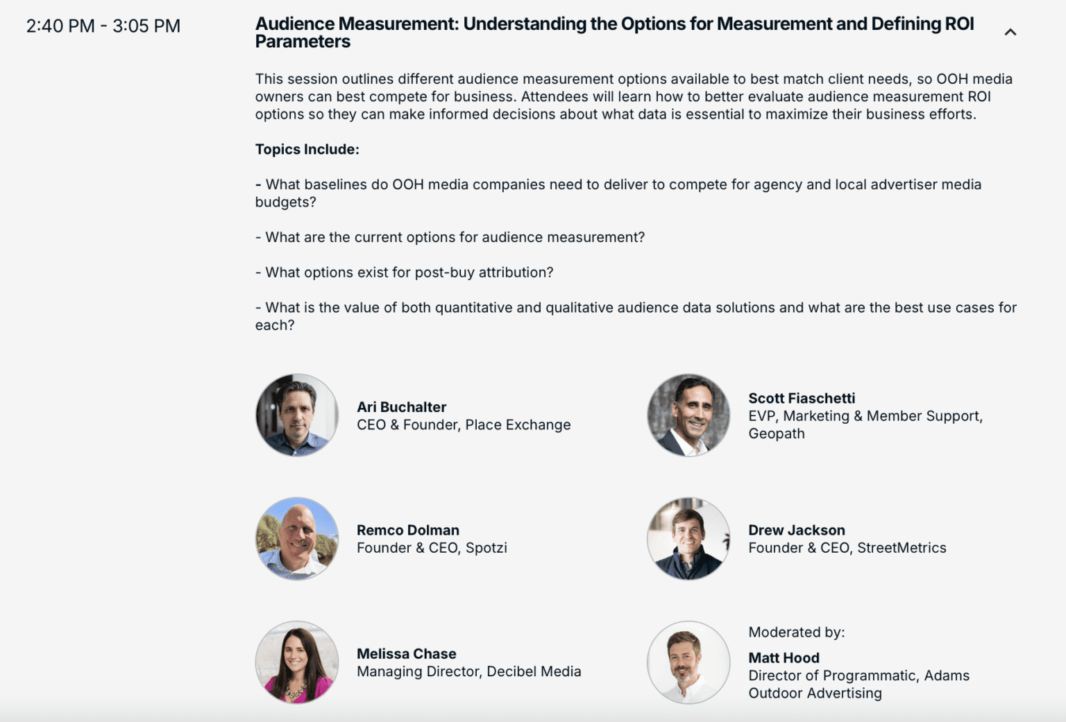 OAAA Releases Schedule for The Independents Summit at 2025 OOH Media ...