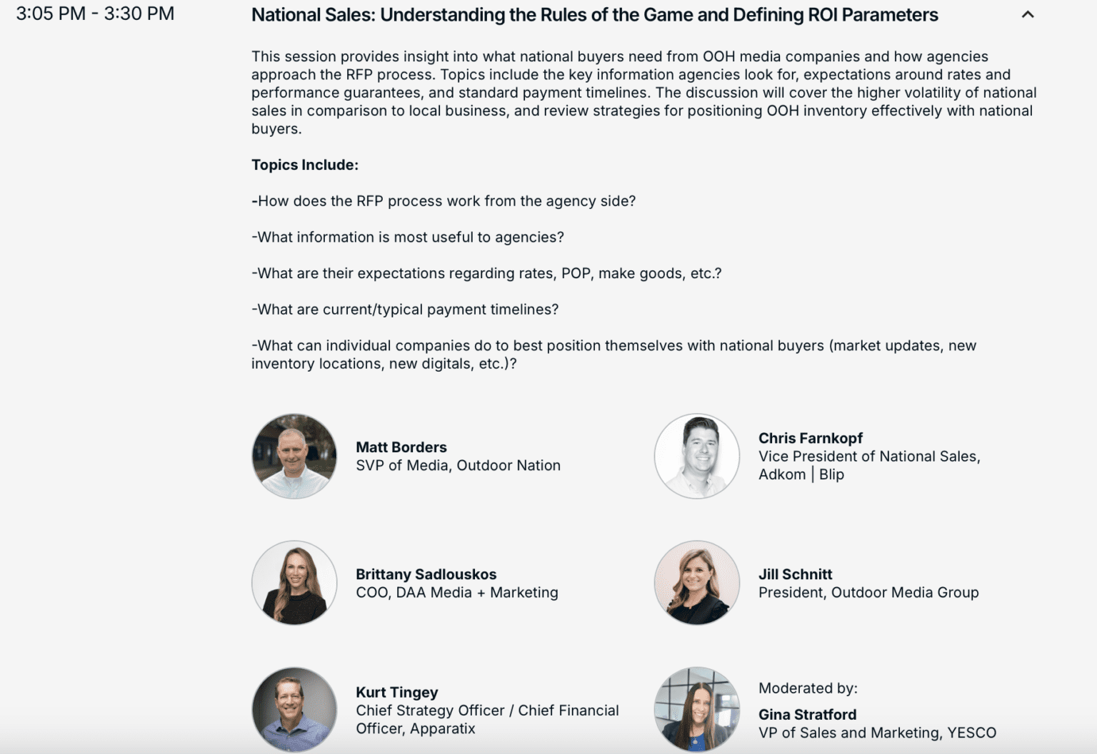 OAAA Releases Schedule for The Independents Summit at 2025 OOH Media ...