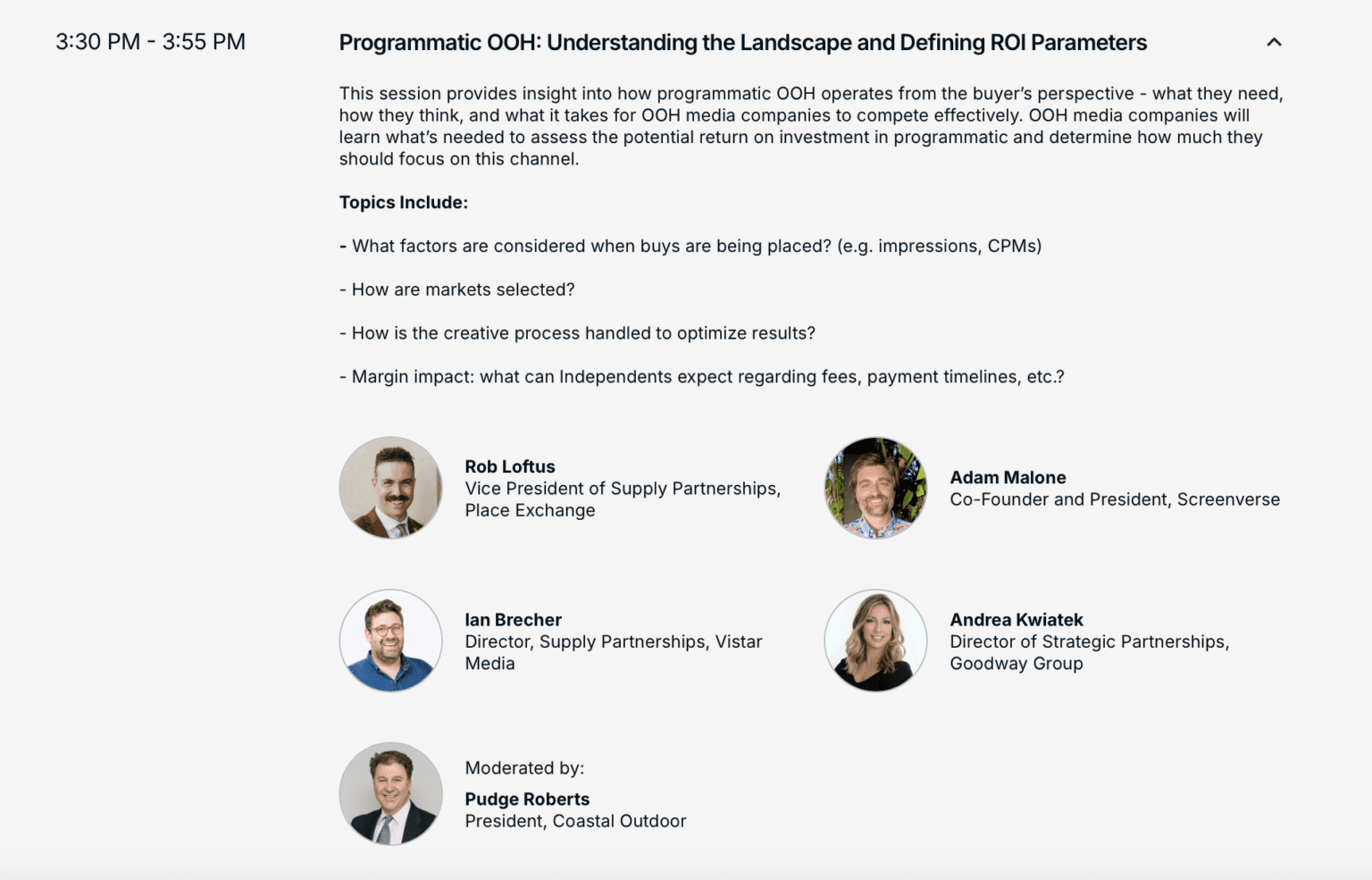 OAAA Releases Schedule for The Independents Summit at 2025 OOH Media ...
